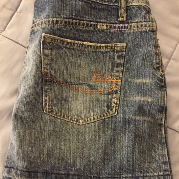 rave | Skirts | Fantastic Condition Mini Jean Skirt By R4r | Poshmark